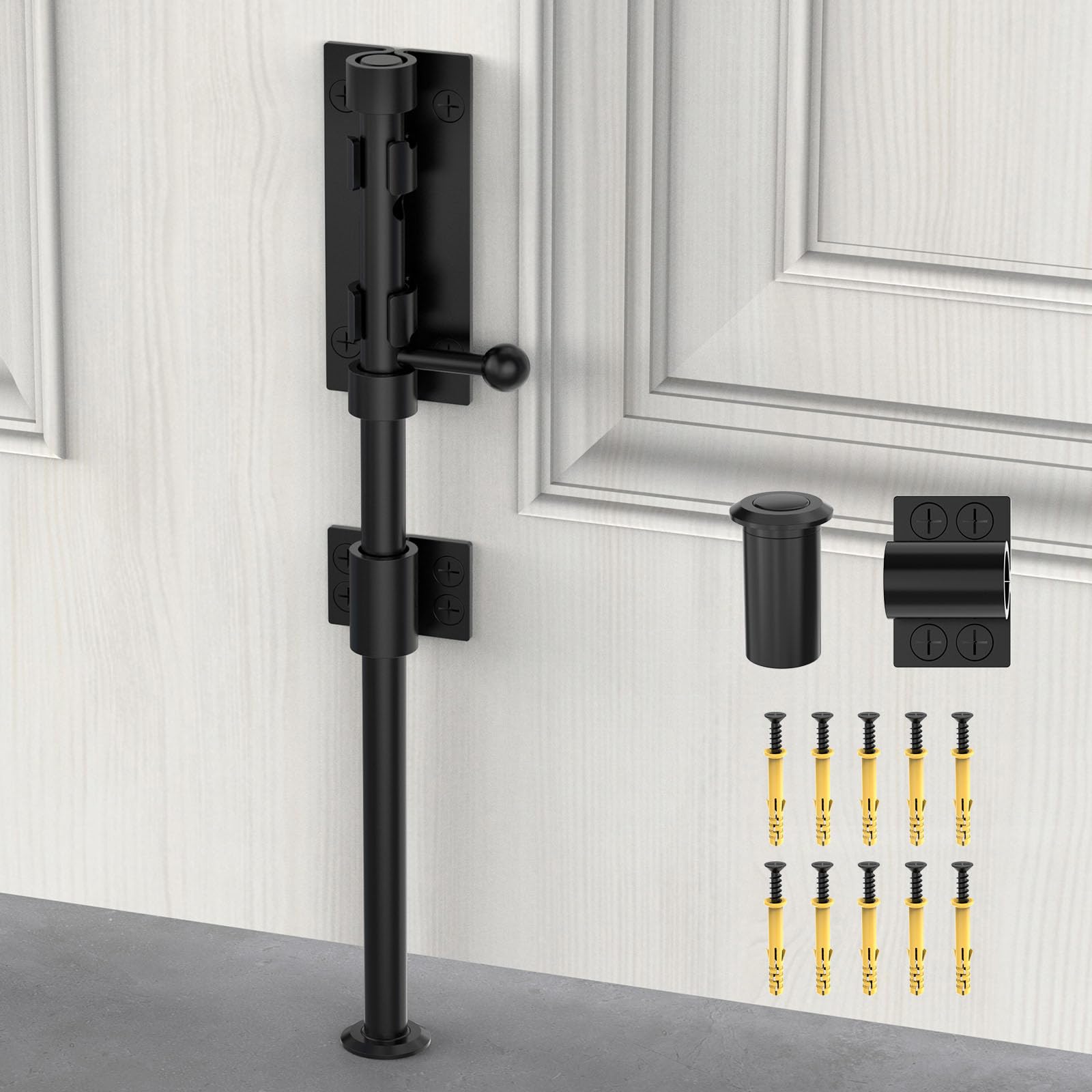 Barrel Bolt Latch, Sliding Bolt Gate Lock Door Latches Hardware, 12 Inch Heavy Duty Solid 304 ...