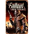 Amazon.com: Clilsiatm Fallout New Vegas Game Poster Video Game Tin ...