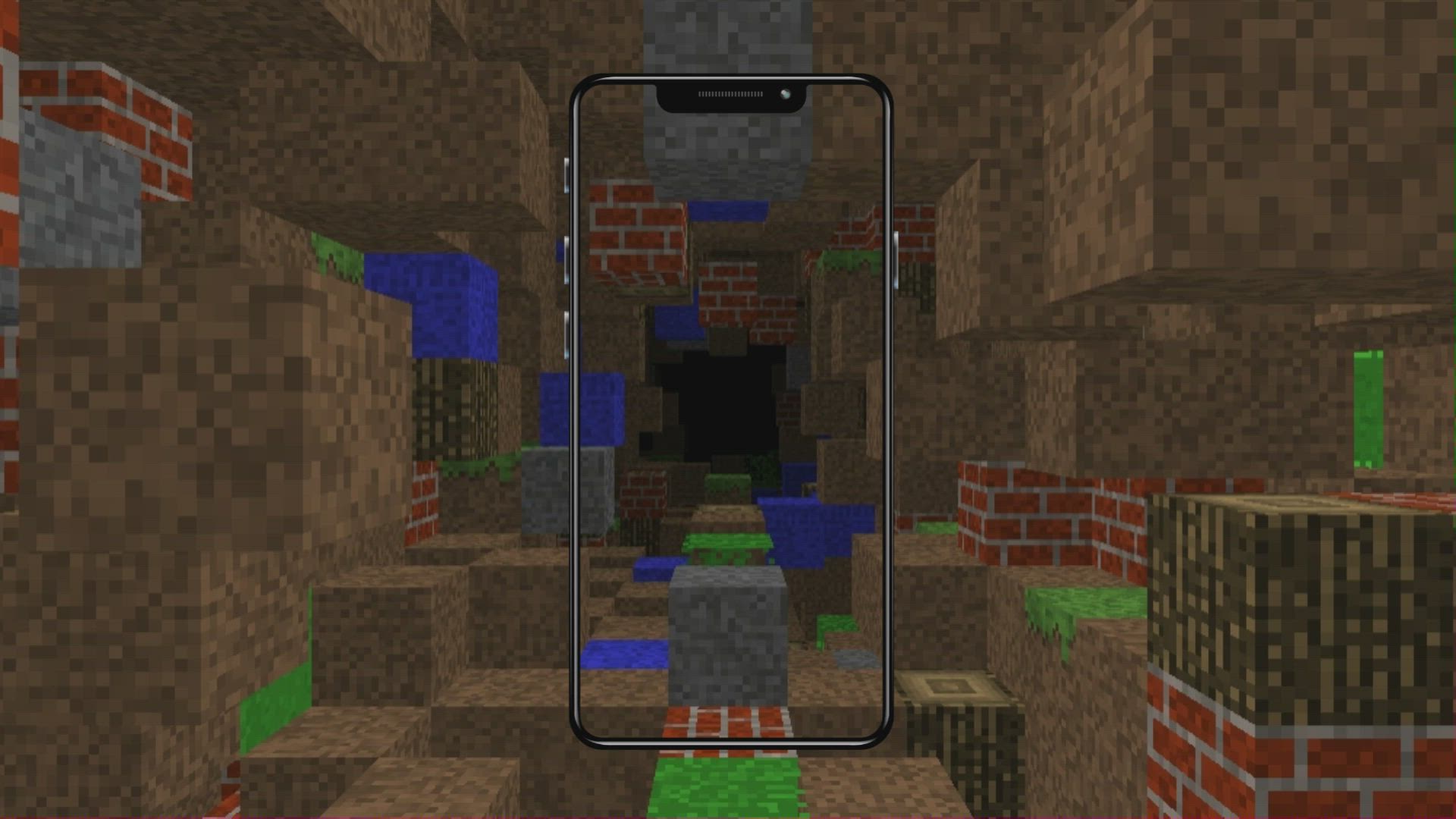 3D Block Craft Live Wallpaper | Screensaver for Minecraft. Pixel Art ...