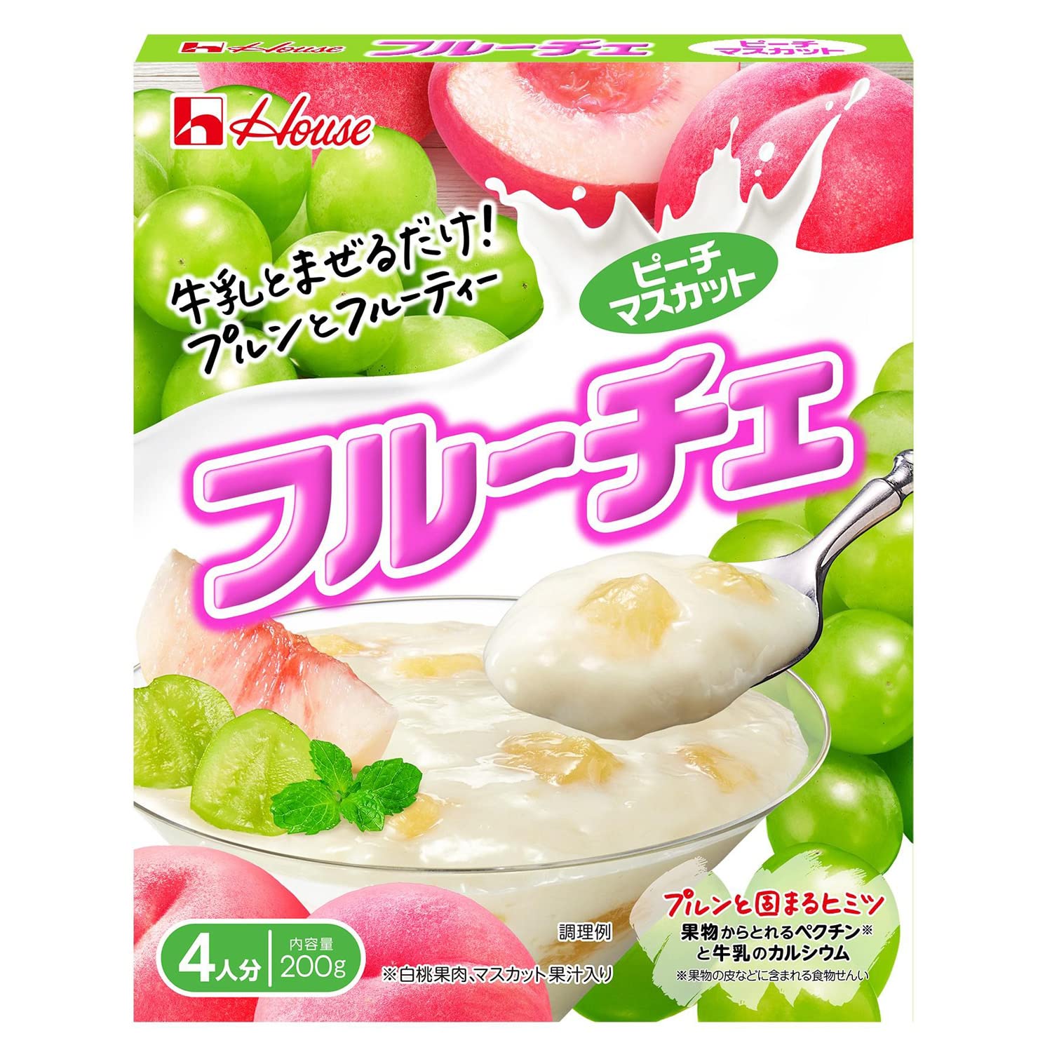 Mua House Fruce Peach Muscat 7.1 oz (200 g) x 5 Packs (Just Mix Milk ...