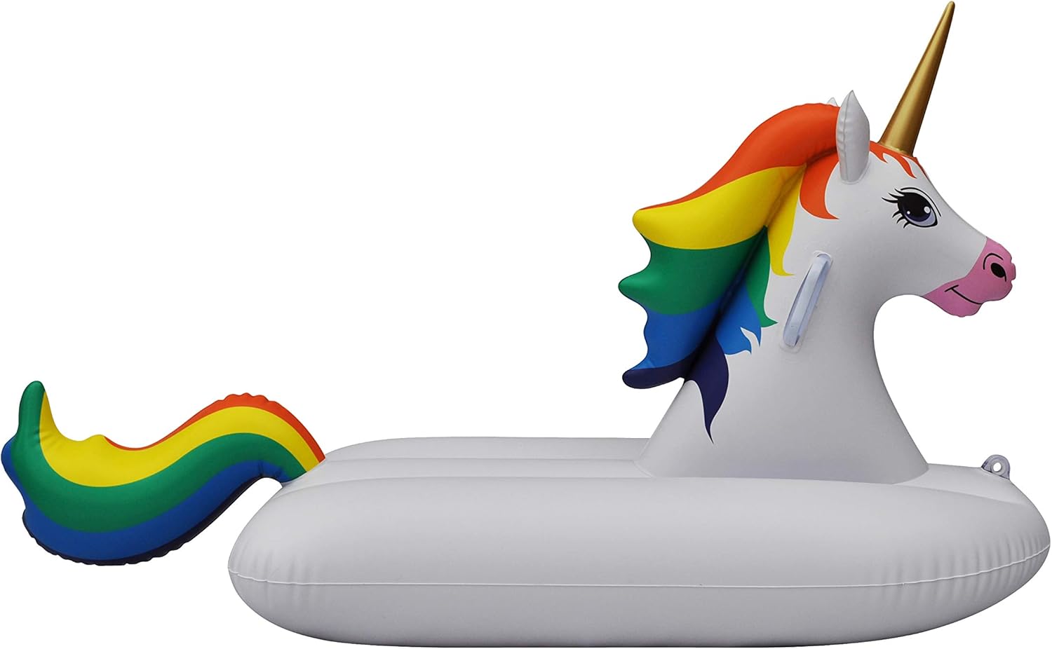 Jet Creations Inflatable Unicorn tube pool floatie ridable blow up ...
