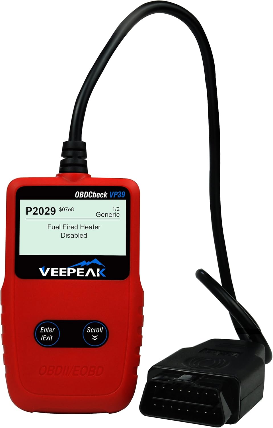 Amazon.com: Veepeak OBD2 Scanner OBD II Diagnostic Scan Tool OBDCheck ...