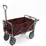 Mac Sports Collapsible Outdoor Utility Wagon with Folding Table and ...