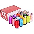Amazon.com: Richword Embroidery Machine Thread 15 Colors 40WT (108D/2 ...