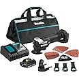 Makita XMT04R1B 18V LXT® Lithium-Ion Sub-Compact Brushless Cordless StarlockMax® Oscillating ...