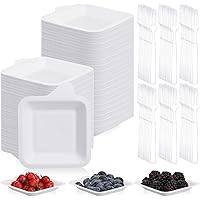 Amazon.com: 200 Count Dessert Plates 4 Inch Paper Plates Disposable ...