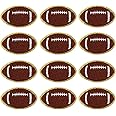 Amazon.com: SaktopDeco 12 PCS Football Patch Gold Edges Chenille ...