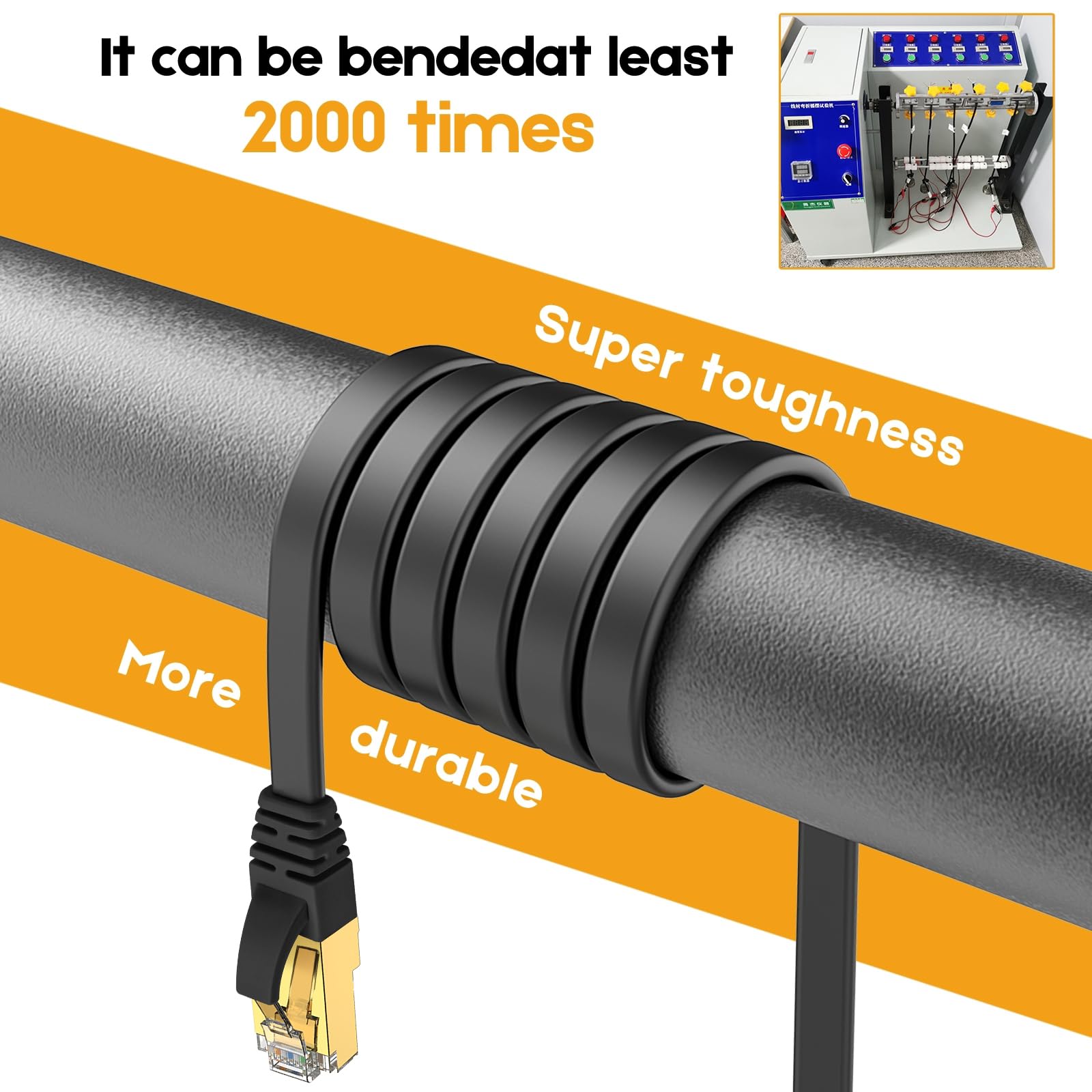 Mua Ercielook CAT8 Ethernet Cable 3 ft (3 Pack) High Speed, Shielded ...