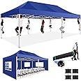 Amazon.com : COBIZI Pop up Canopy Tent 13x26 Heavy Duty Gazebo with 6 ...