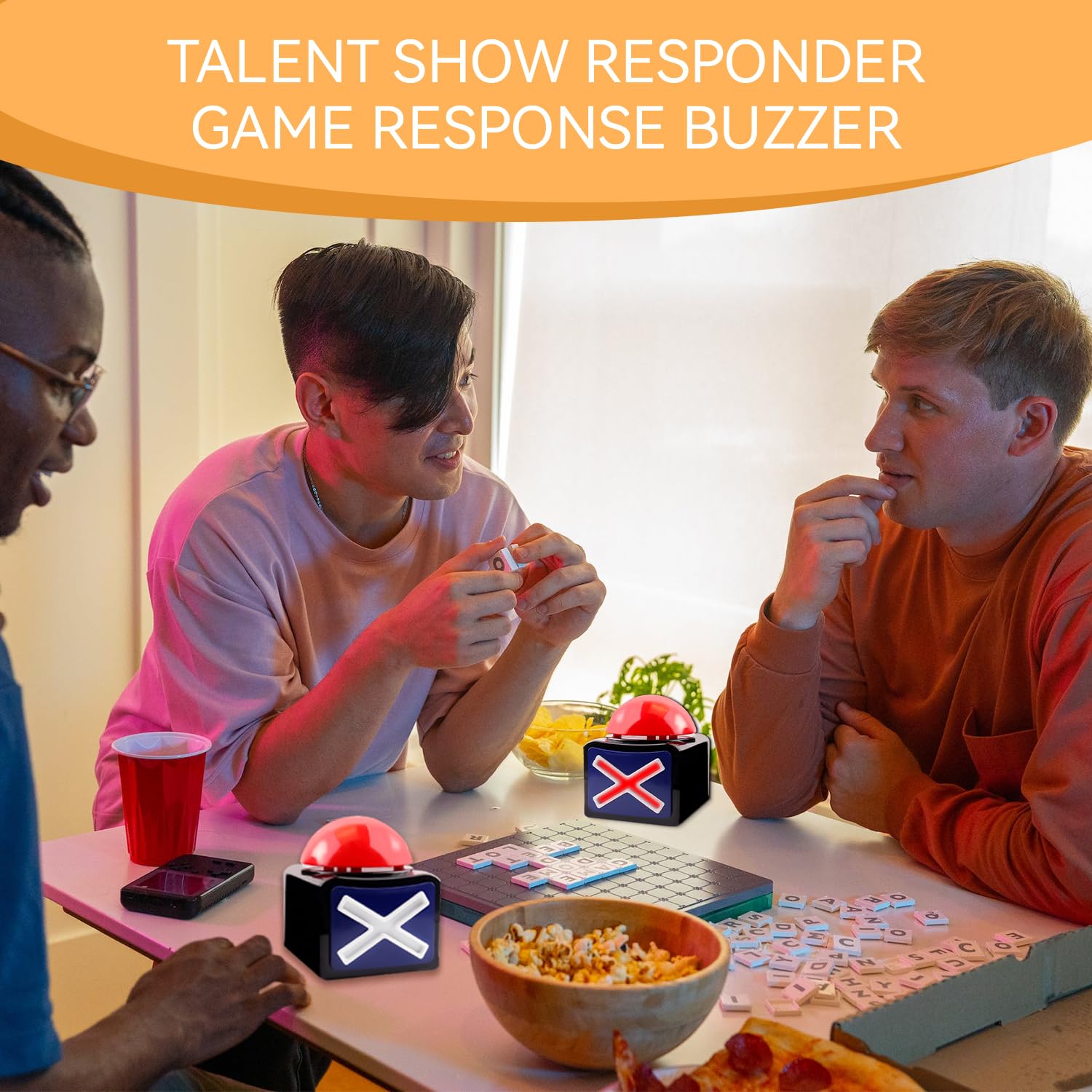 Mua KiViRap Game Buzzer with Sound - Game Show Light Up Quiz Got Talent ...