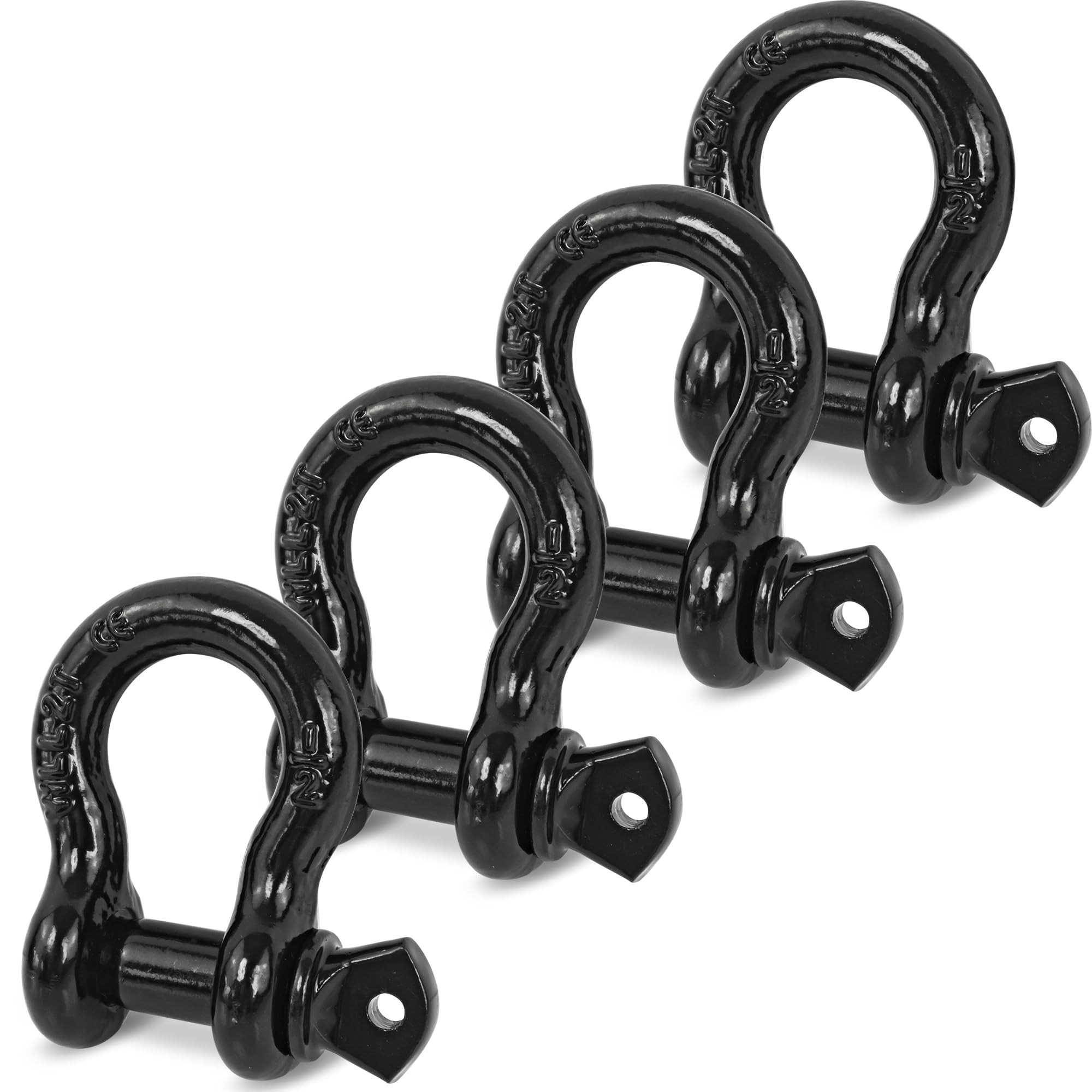 Digank D Ring Shackles, 1/2" Clevis Shackle with 9/16" Screw Pin 26 ...