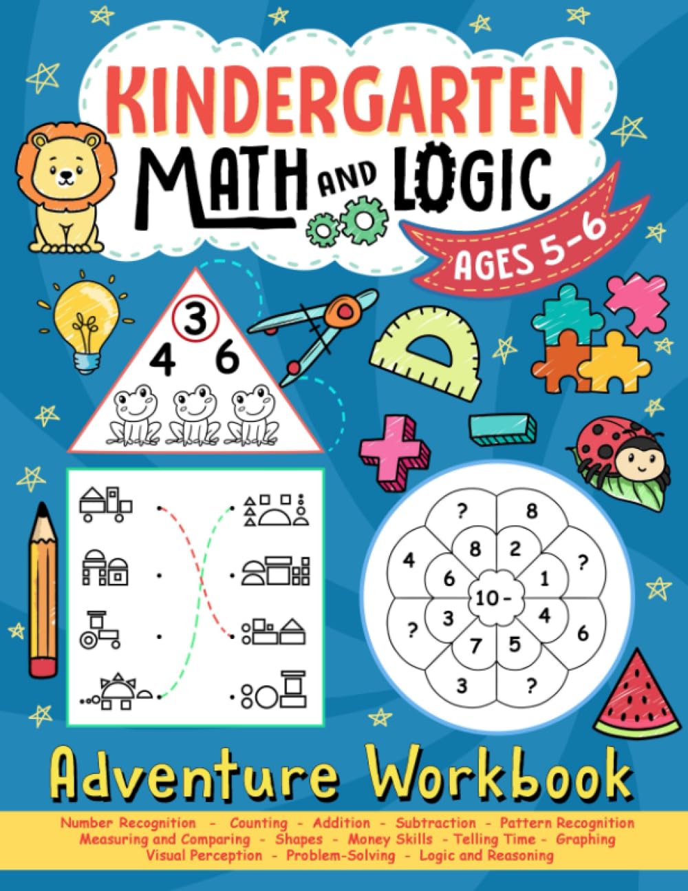 Mua Kindergarten Math and Logic Adventure Workbook: Building ...