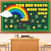 Amazon.com: 79Pcs St. Patrick’s Day Bulletin Board Set Classroom Door ...