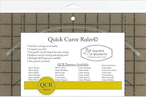 Amazon.com: Sew Kind of Wonderful QCR Quick Curve Ruler