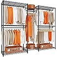 Amazon.com: Raybee Clothing Rack Heavy Duty Clothes Rack for Hanging ...