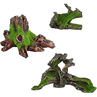 Amazon.com : Penn-Plax Aqua-Flora Aquarium Living Resin Decorations ...