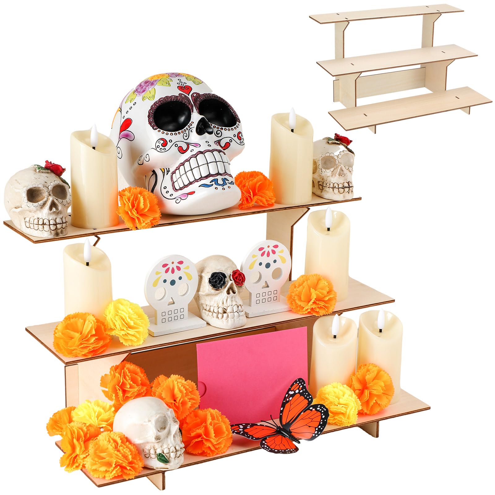Wonderjune Dia De Los Muertos Decorations Dia De Los Muertos Ofrenda ...
