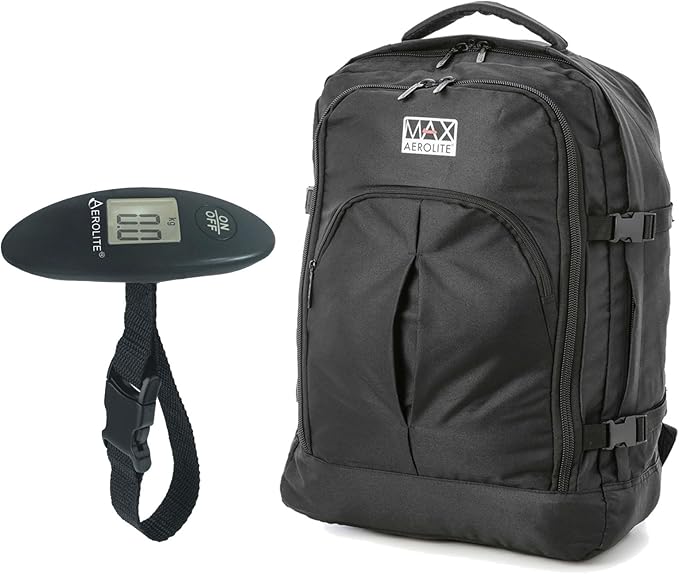 Aerolite 44L Ryanair Maximum 55x40x20 Cabin Allowance Backpack Rucksack ...