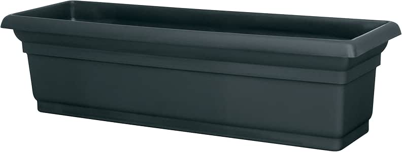 Amazon.com : DCN Plastic N4230BK Distinction Window Box, Black, 30-Inch ...