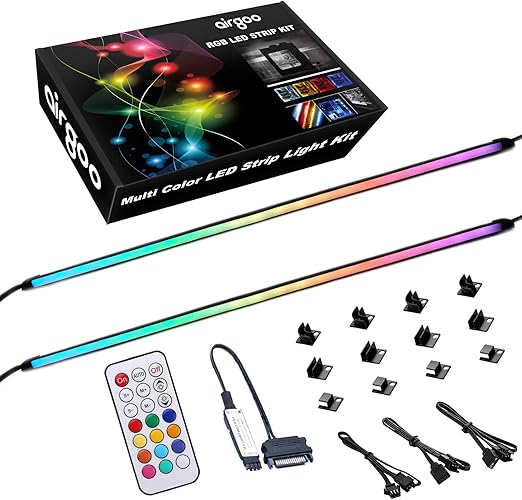 NEON Digital RGB LED Strip Kit, PC Addressable LED Strip for 5V 3pin ...