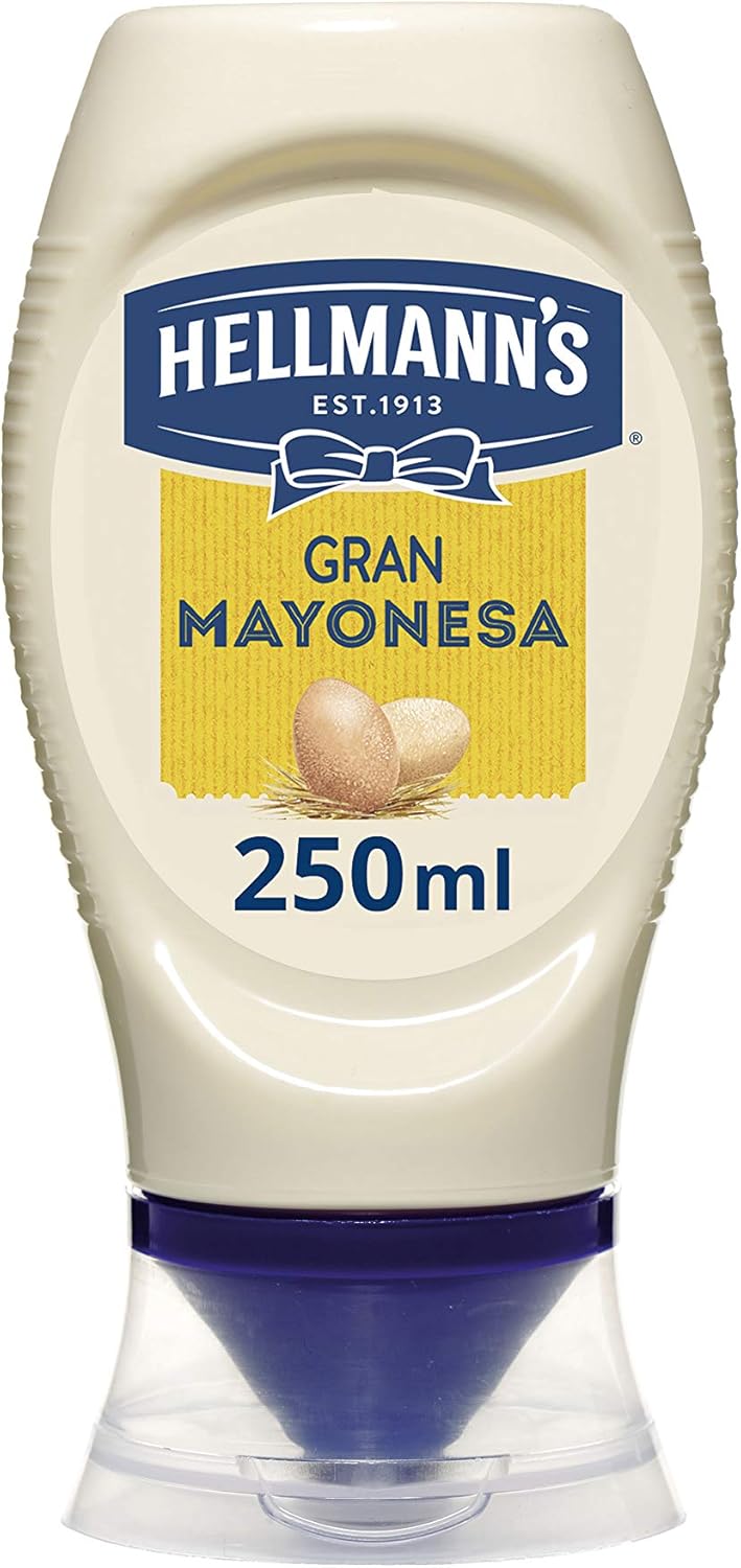 Hellmann's - Mayonesa en Bote Dispensador Gran con Huevos 100% de ...