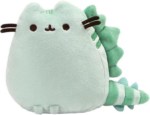 GUND Pusheen Pusheenosaurus Dinosaur Cat Plush Stuffed Animal, Green, 6 ...