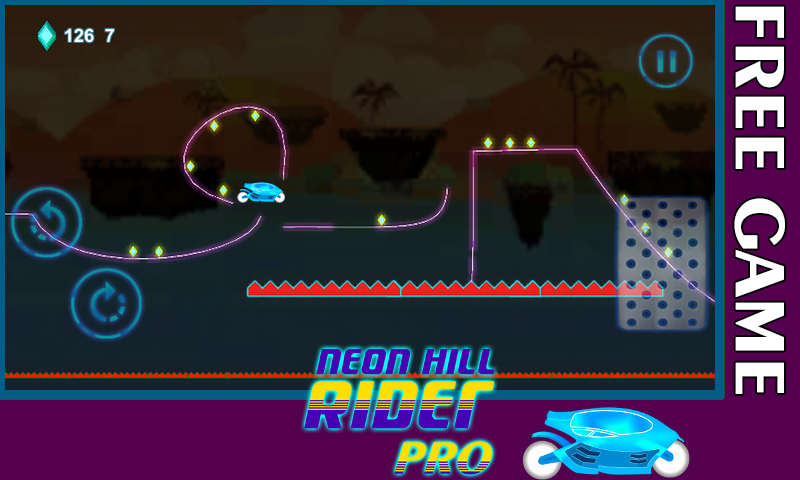 Neon Hill Rider Pro | New neon Rider game | Best game:Amazon.com ...