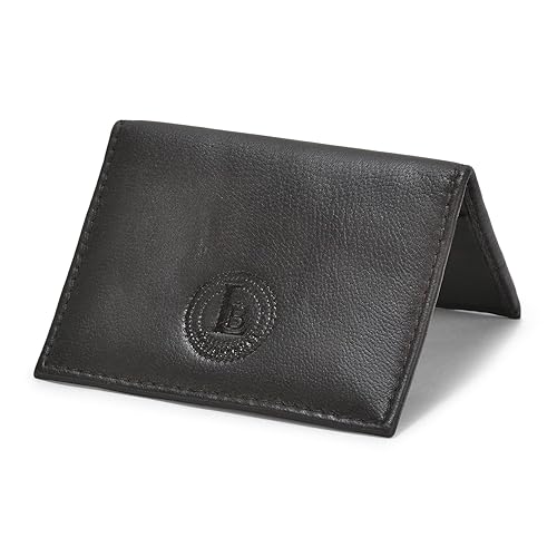 Leatherboss Genuine Leather Small Slim Bifold Wallet | Credit, Debit ...