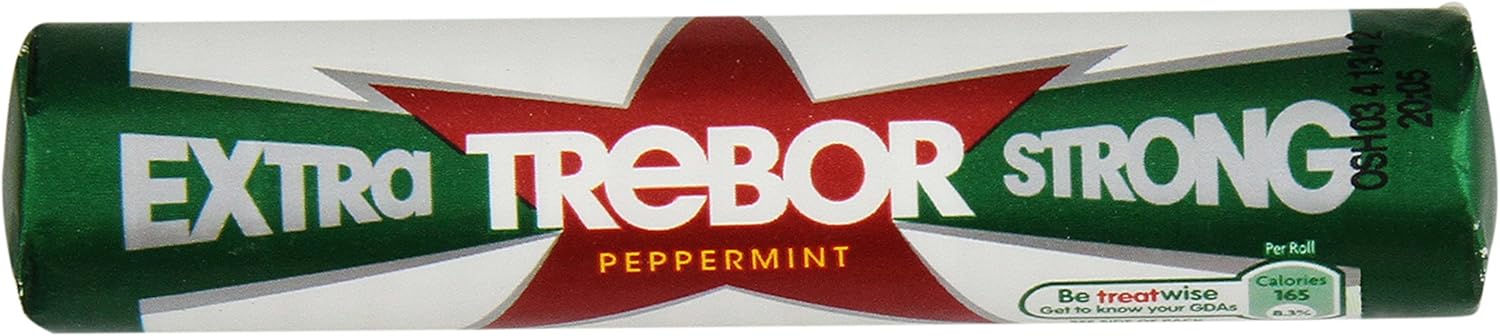 Trebor Extra Strong Peppermint Roll 45 g (Pack of 40): Amazon.co.uk ...