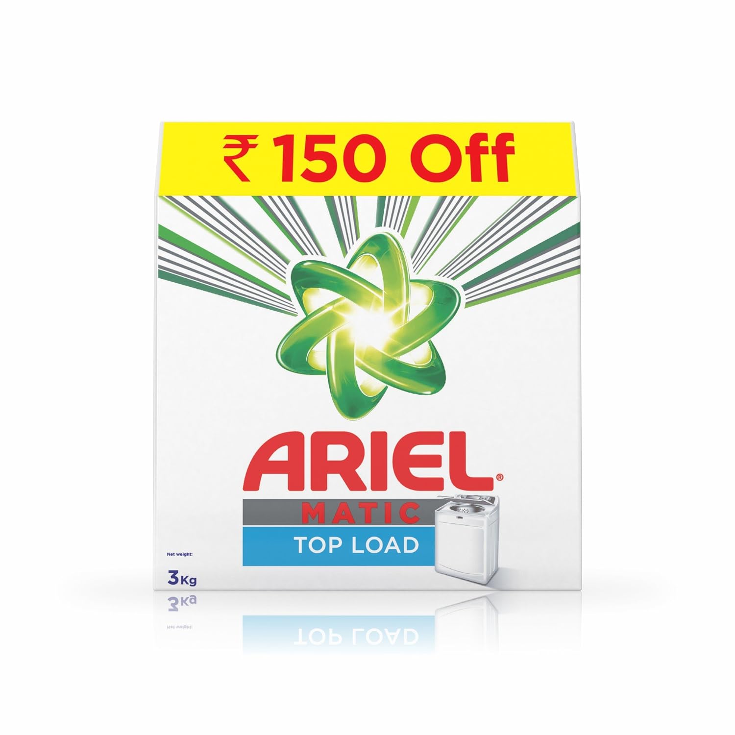 Ariel Matic Top Load Detergent Washing Powder - 3 kg (Rupees 150 Off ...