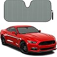 Amazon.com: Motor Trend Front Windshield Sun shade - Accordion Folding ...