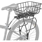 Amazon.com : CXWXC Rear Bike Rack - Bike Cargo Rack for Disc Brake/Non ...