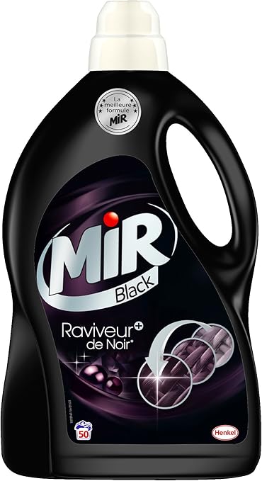 Mir Noir Lessive Liquide Concentrée 50 Lavages Flacon de 3 L: Amazon.fr ...