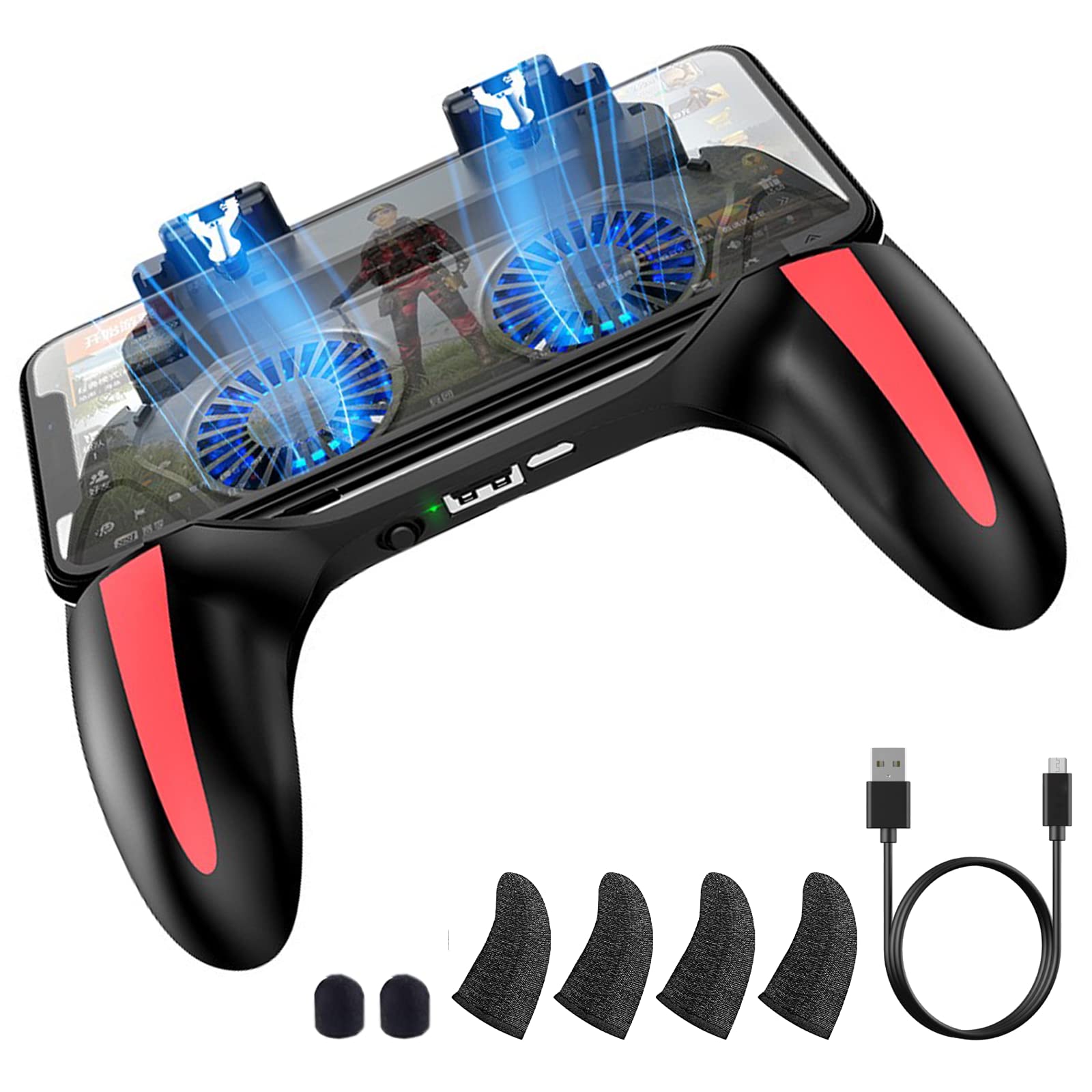 Mua Mobile Game Controller with 4000mAh Power Bank & Cooling Fan, Phone Game Controller with ...