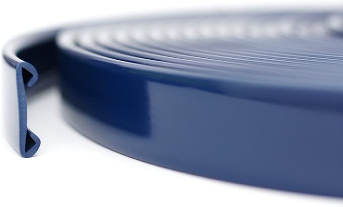 1 m PVC plastic handrail cover for staircase, 40 mm x 8 mm in assorted ...