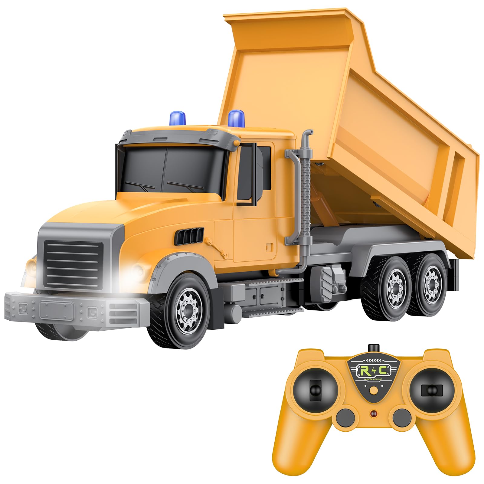 Mua CALEST Remote Control Construction Dump Truck Toy RC Vehicle,6 ...