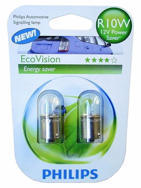 Philips 12814-ECO R10W Friendly Bulb 12V: Amazon.co.uk: Car & Motorbike