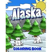 Alaska Coloring Book For Kids: Alaskan Wildlife Drawing Activities ...