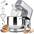 Amazon.com: 9.5 QT Double Handle KUCCU Stand Mixer, 6 Speed with Pulse ...