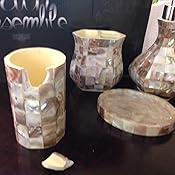 Amazon.com: Creative Scents Milano Bath Ensemble, 4 Piece Bathroom ...