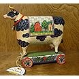 Amazon.com: Jim Shore Cow on Cart Bell Cow" Figurine" : Home & Kitchen