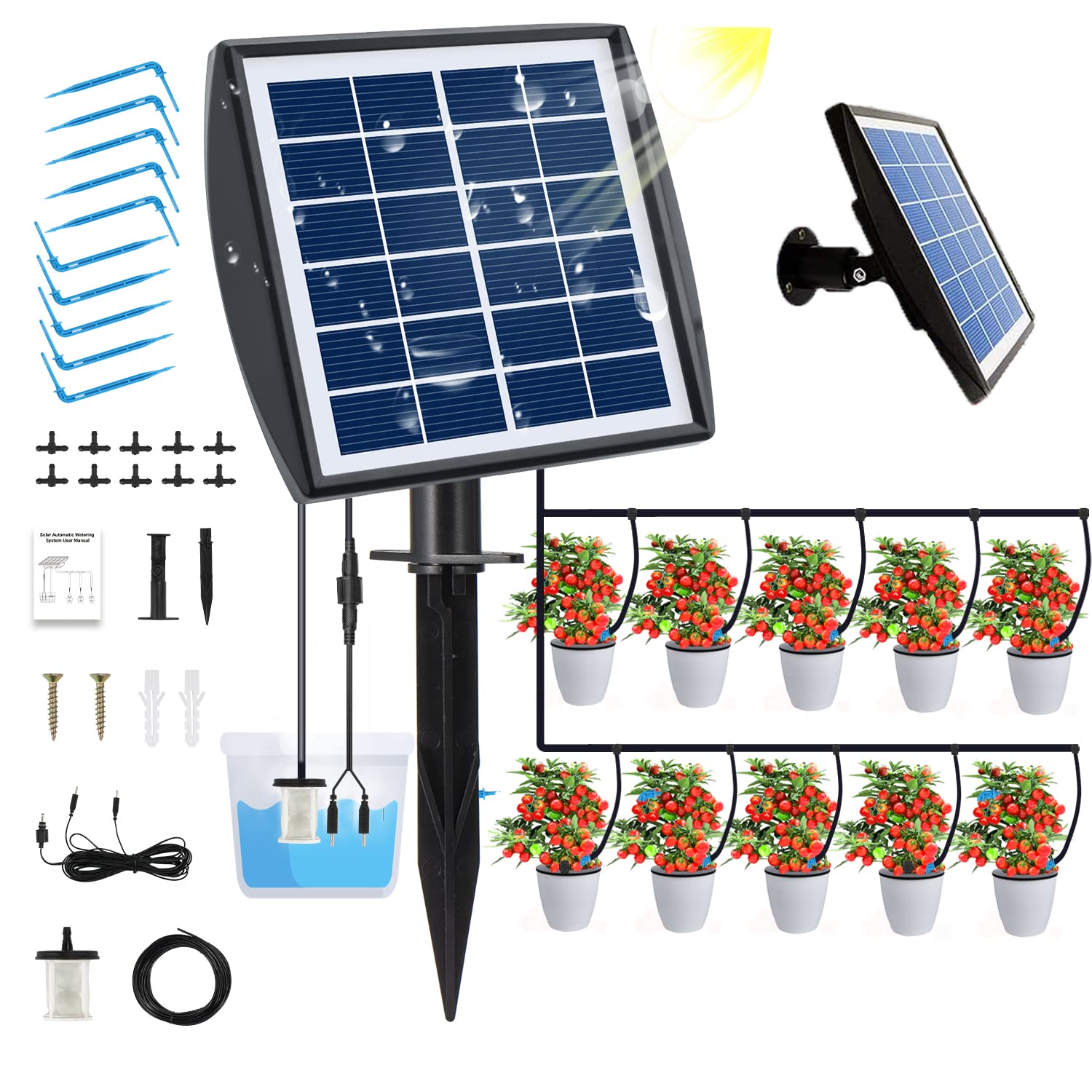 Mua Solar Auto Irrigation System, Solar Powered Drip Irrigation Kit ...