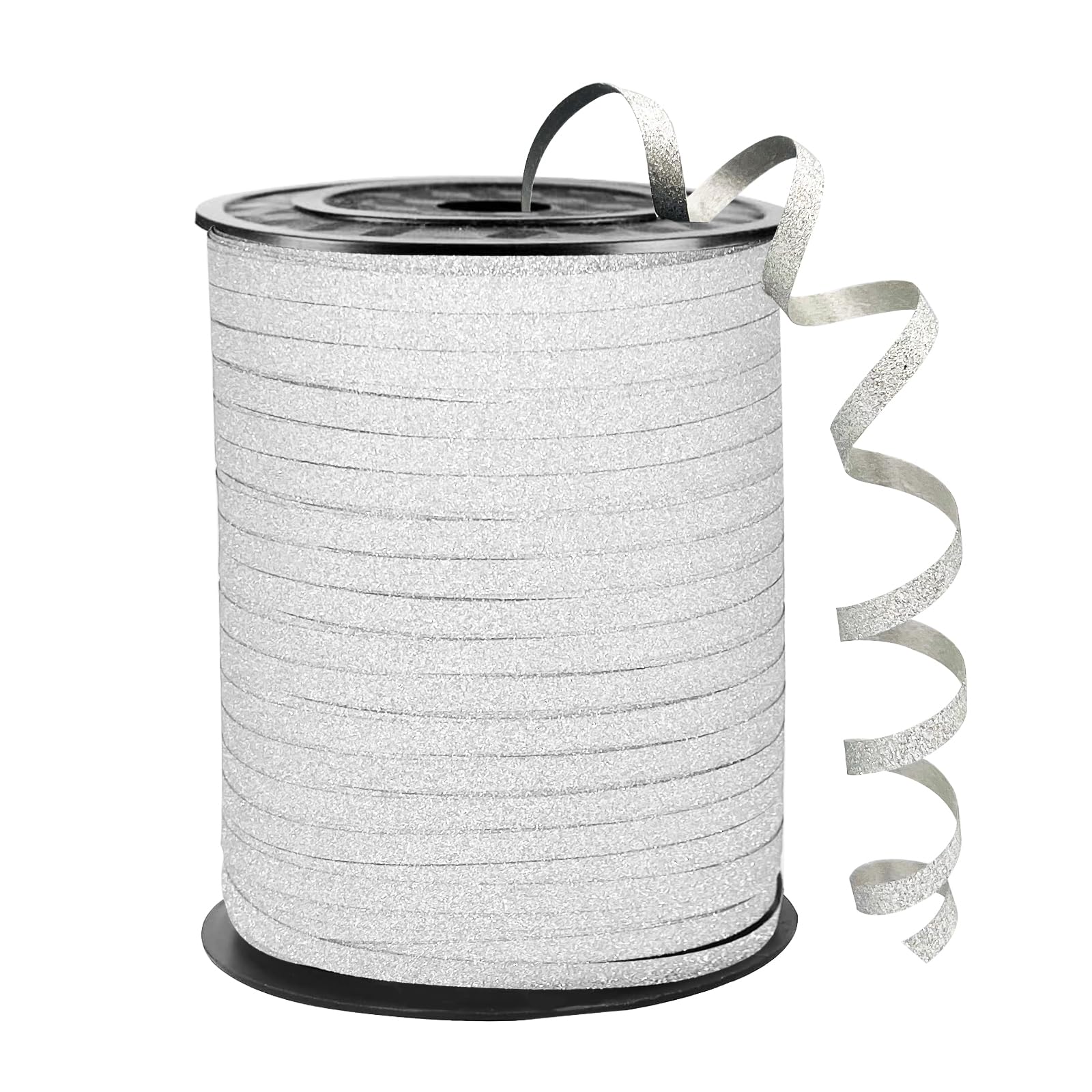 500 Yard Silver Ribbon,Silver Curling Ribbon for Crafts, Balloon Ribbon ...