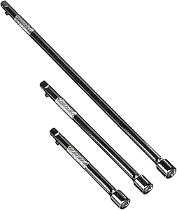 Neiko 00296A 1/4" Drive Locking Extension Bar Set, 3 Piece | Cr-V Steel ...
