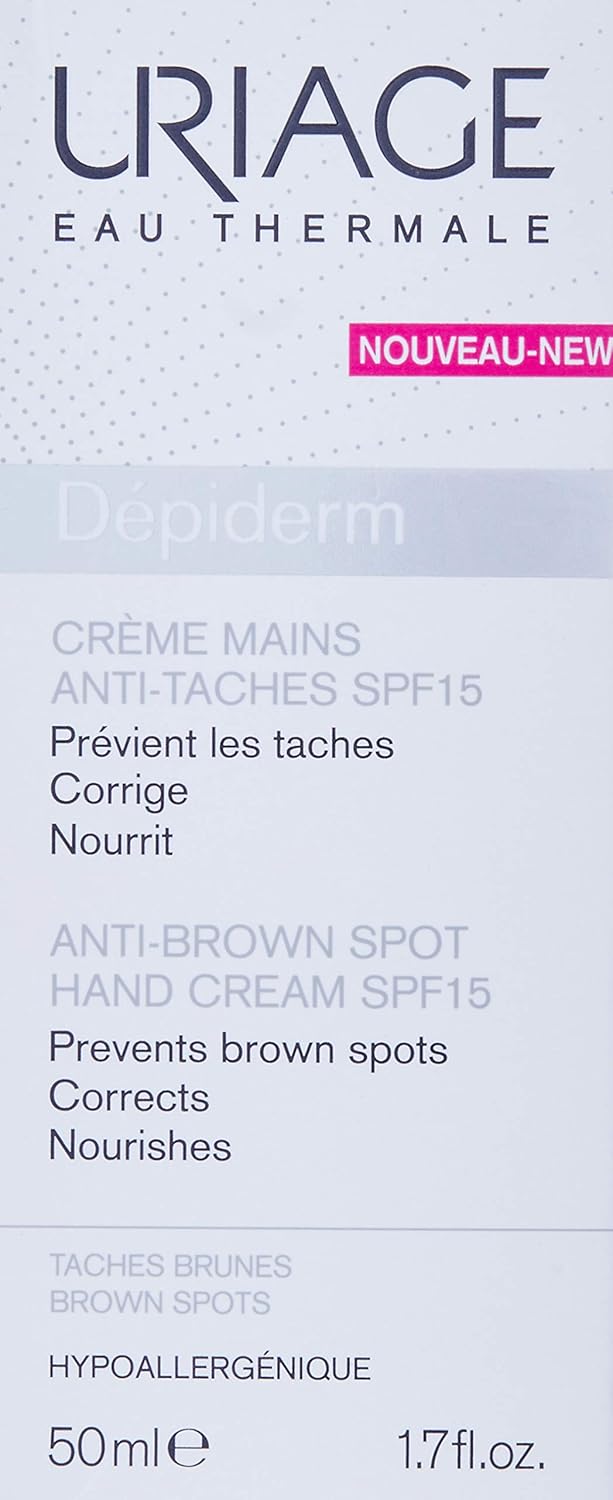 Uriage Depiderm Anti-Brown Spot Hand Cream, 50 ml, (Pack of 1) – BigaMart
