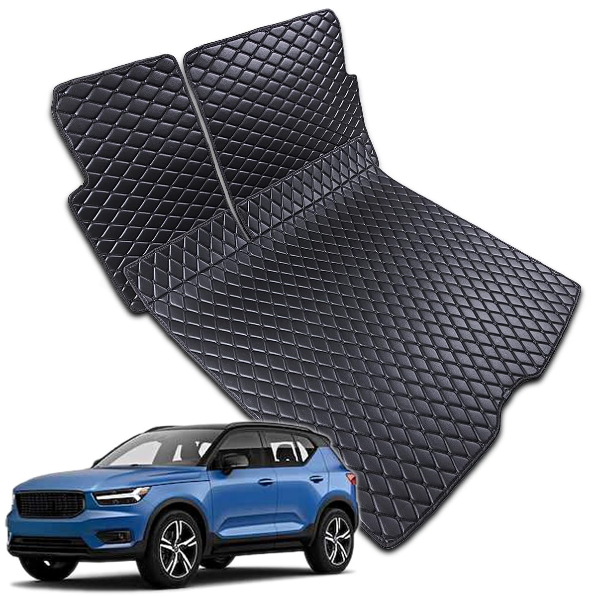 7DEEKEI for 2018-2025 Volvo XC40/2022-2024 Volvo C40 Recharge Trunk Mat ...
