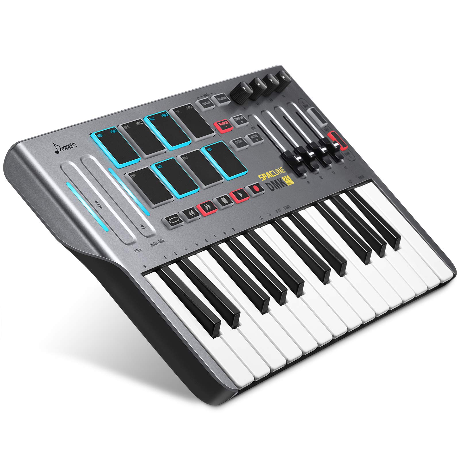 Mua Donner MIDI Keyboard Controller, DMK25 Portable MIDI with 25 ...