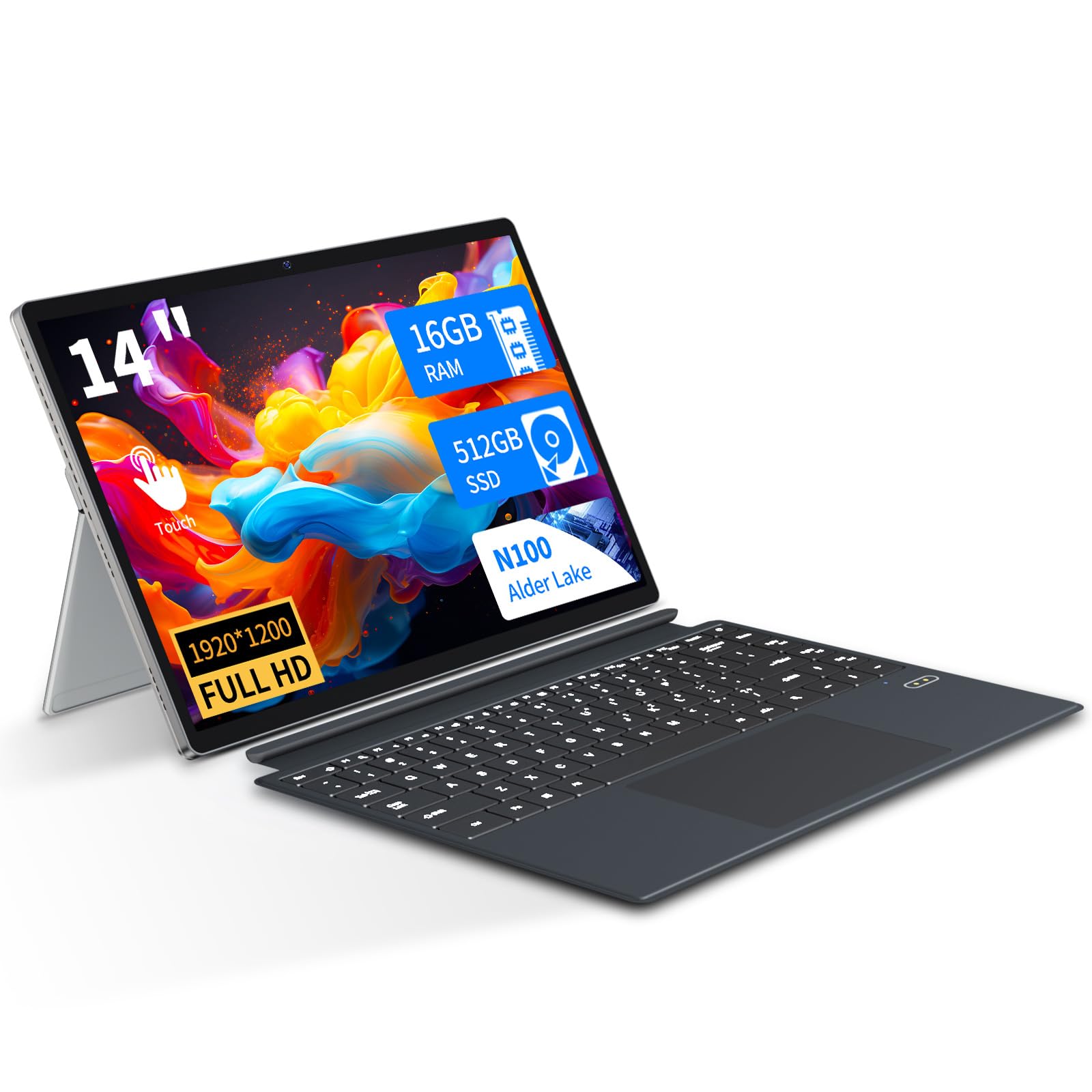 Mua Insoluxia 14 Inch 2 in 1 Laptop, N100 Processor Windows 11 Tablet ...