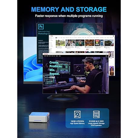 Mua Mini PC Windows 11 Pro,N5105 (Up to 2.9GHz) CTONE GK3PRO,16GB DDR4 ...