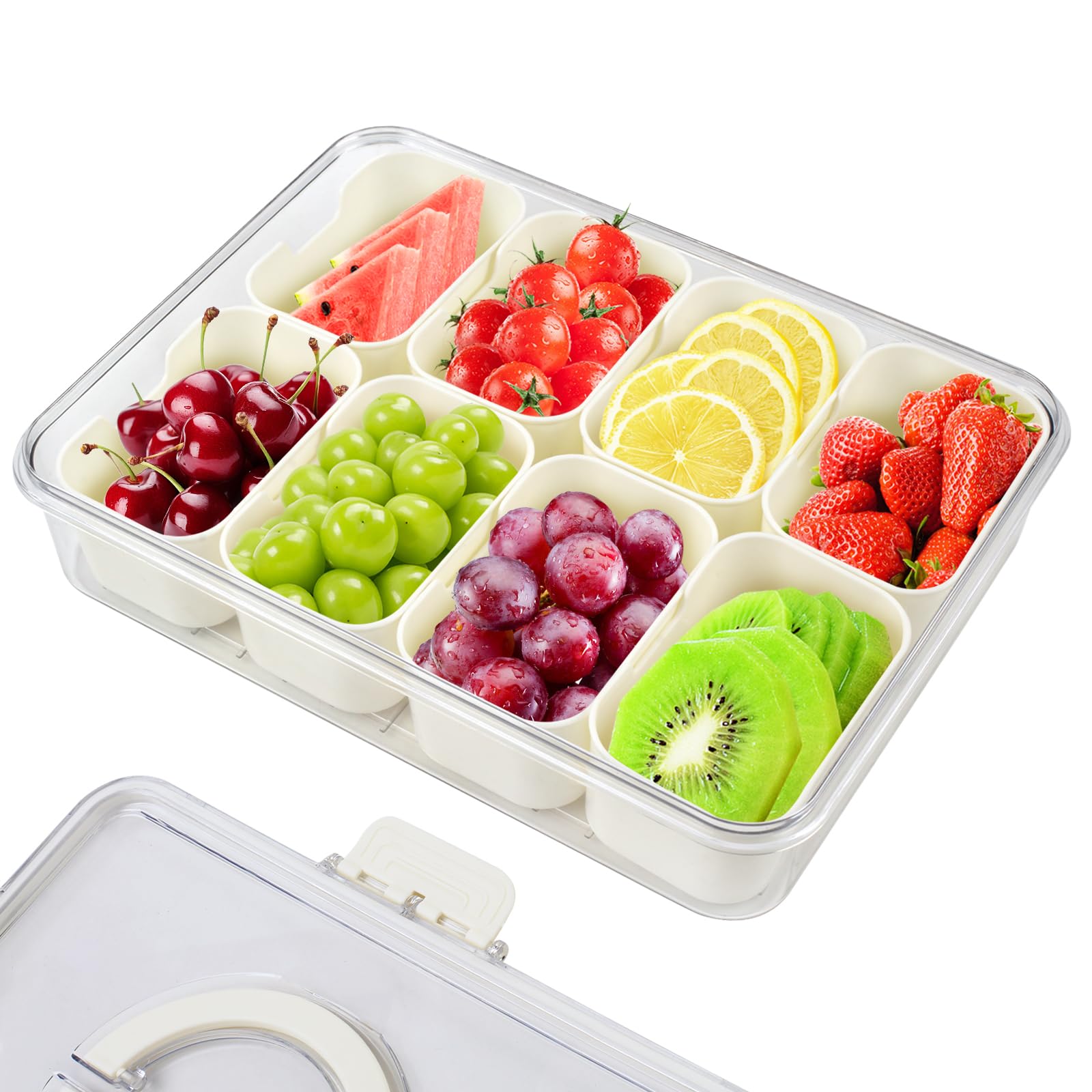 Snackle Box Container, Fruit Storage Containers for Fridge, Snack Box ...